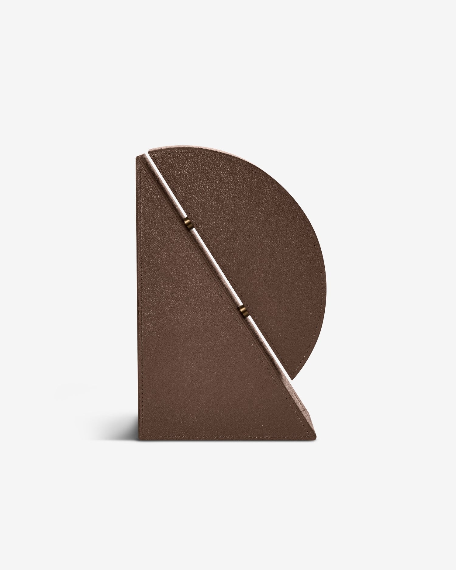 Brown Right Cubist Bookend | Modern Bookend | ASSOULINE FR